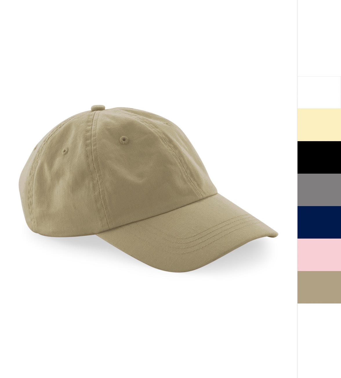 Beechfield: Organic Cotton 6 Panel Dad Cap B652N | klamato.de ...